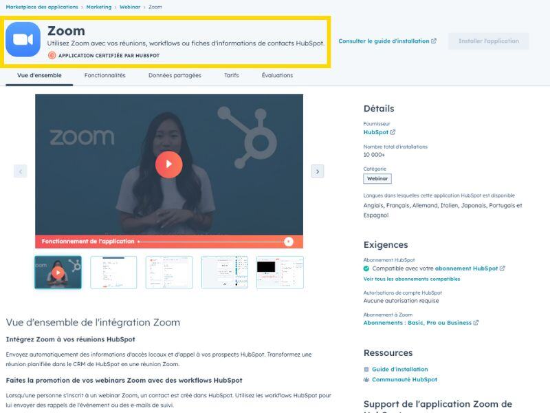 Boostez vos webinaires B2B avec l’intégration Zoom pour HubSpot